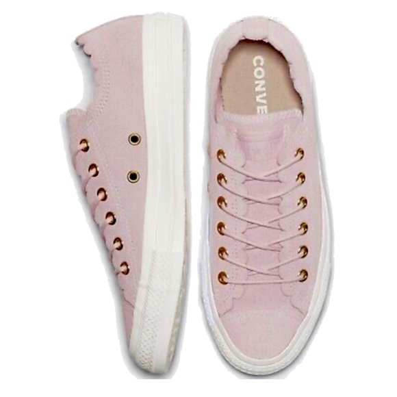 Converse | Shoes | New Without Box Converse Chuck Taylor Pink Suede ...